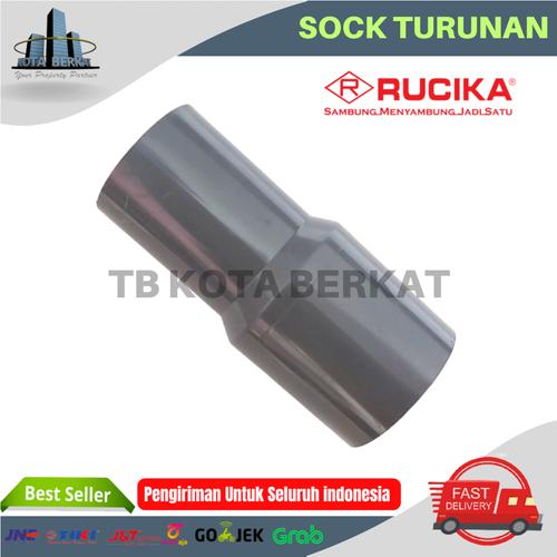 Jual SAMBUNGAN PIPA PVC RUCIKA / SOCK TURUNAN RUCIKA / REDUSER PVC ...