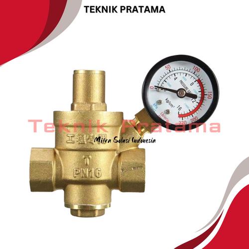 Jual 3/4" PRV Pressure Reducing Valve Kuningan / brass drat 3/4" inch ...