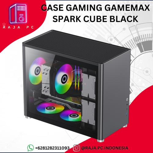 Jual Casing Komputer | PC Gaming GameMax Spark Cube design Vertical Airflow - Hitam - Jakarta ...