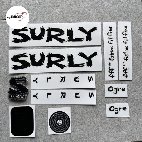 Jual SURLY Ogre decal set with head badge - sticker sepeda surly - Kota ...