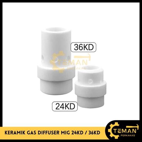 Promo Ceramic Gas Diffuser MIG CO2 MB24KD MB36KD / Keramik Binzel 24KD ...