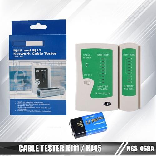 Jual LAN Tester Kabel Jaringan RJ45 dan RJ11 / Alat Tes Kabel Network ...