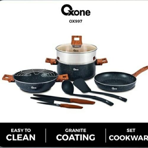 Jual performa cookware set Oxone ox 997/panci set granite coating ...