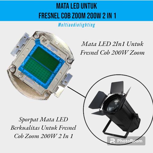 Jual Mata LED Fresnel Cob Zoom 200W 2In1 - Jakarta Barat ...