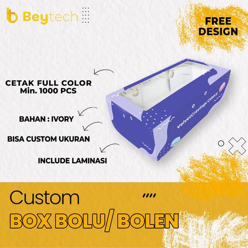 Jual Custom Box Bolen, Bolu/ Martabak Jendela/ Window Laminasi Full ...