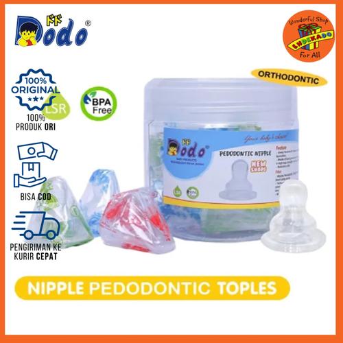 Jual DODO Pedodontic Orthodontic Nipple 1 Pc - Dot Gepeng Bayi 1 pc - M ...