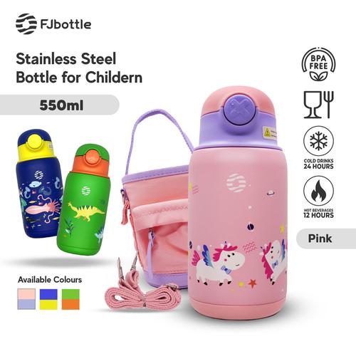 Jual FJbottle - Botol Termos Anak Stainless Steel SUS 316 550ML BPA FREE - Kab. Tangerang ...
