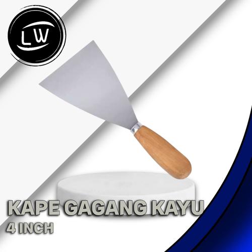 Jual KAPE GAGANG KAYU 4 INCH /SKRAP SCRAPPER WODDEN GOOD 4 INCH ...
