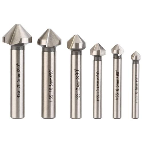 Jual Mata Bor Countersink 90° HSS Chamfer Drill Bit - 8.3mm x 6mm - Kab ...