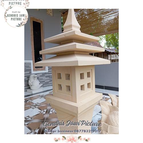 Jual Lampion Stand Hiasan Taman/Pagar rumah - Batu Alam Jogja - Kab ...