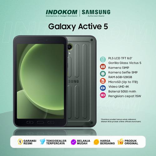 Promo Samsung Galaxy Tab Active 5 5G 6GB/128GB Garansi Resmi Cicil 0% ...