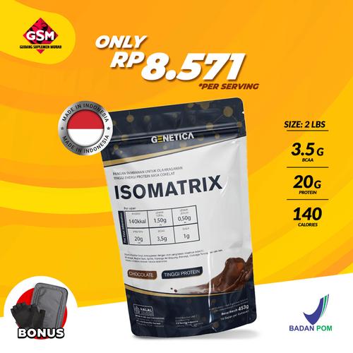 Promo Genetica Isomatrix 2 Lbs Protein Isolate Matrix - Jakarta Barat ...