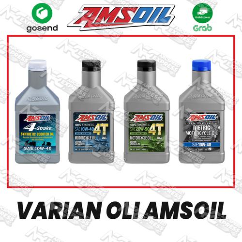 Jual Oli Amsoil Scooter Metric Motorcycle 4T 10w40 20w50 100% ...