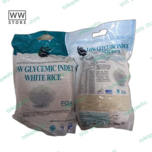 Jual Beras enak sehat rendah GI besta Low Glycemic Index White Rice 2L ...