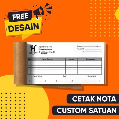 Jual Cetak Satuan Kwitansi Nota Custom Ukuran 1/3 Folio 1ply 2ply 3ply ...
