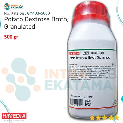 Jual Potato Dextrose Broth, Granulated, 500 gr, (GM403), Himedia - Kota ...