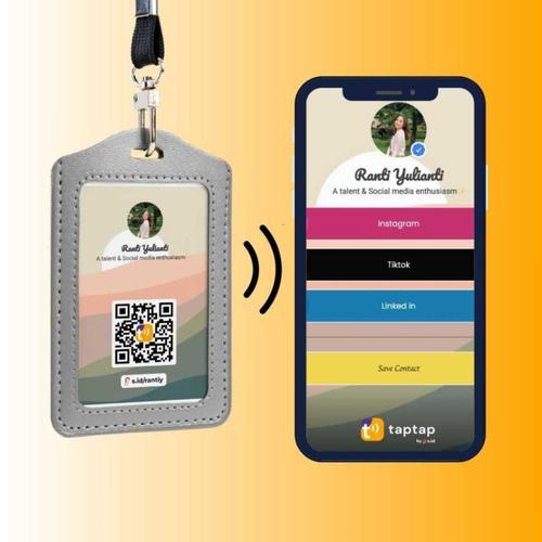 Jual Kartu Nama / ID Card Digital taptap Custom NFC/RFID Jenis Print ...