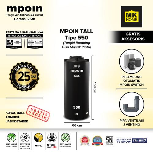 Jual MPOIN TP550 550L TALL SERIES TANDON AIR/TOREN AIR/TANGKI AIR ...