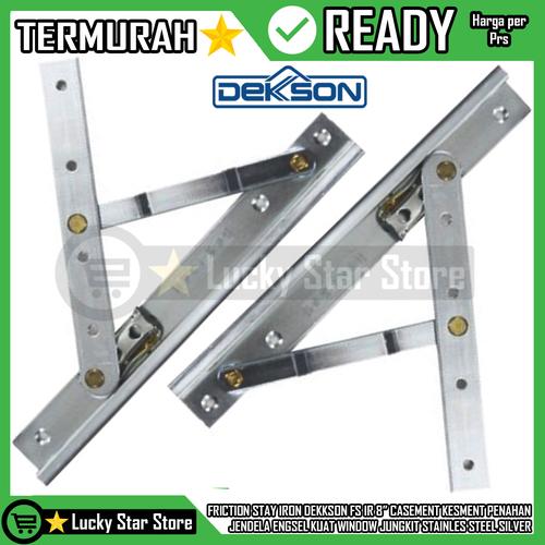Jual FRICTION STAY IRON DEKKSON FS IR 8” CASEMENT KESMENT PENAHAN ...
