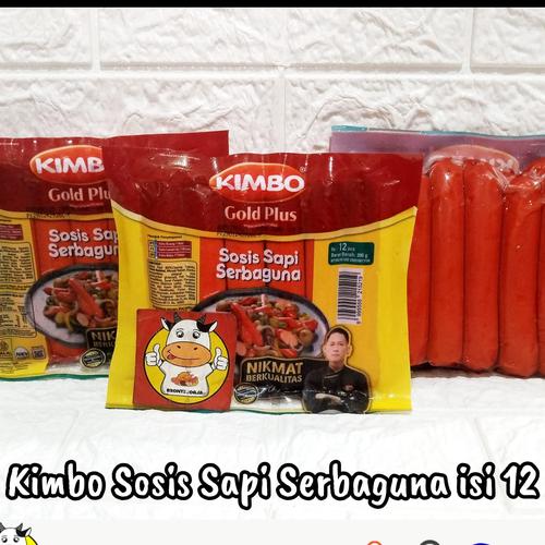 Promo KIMBO Gold Plus Sosis Sapi Serbaguna isi 6 12 -Disass - isi 6 ...