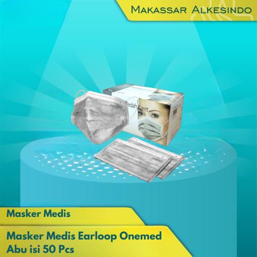 Jual Masker Medis Earloop Onemed Abu isi 50 Pcs - Kota Makassar ...