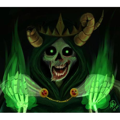 Jual miniature figure the lich Adventure time | billy and etch handmade ...