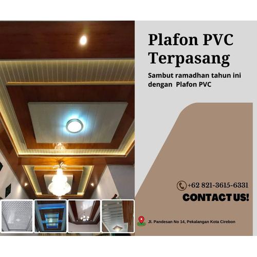 Jual Plafon PVC Terpasang Glossy 8mm | Jasa pemasangan plafon dan bahan ...