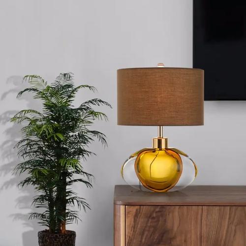 Jual Lampu Hias Meja Glass Mewah / Lucid Seed Table Lamp EB Home 2363 ...