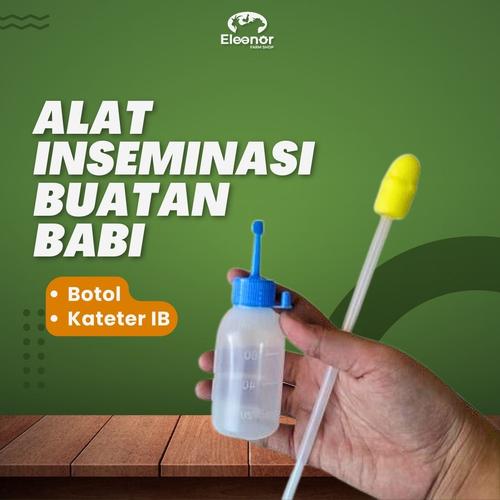 Jual Katheter Alat Inseminasi Buatan Babi + Bottle Semen Botol Sperma ...