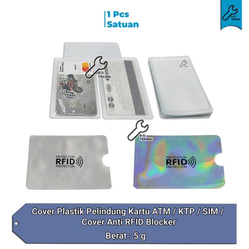 Jual Cover Plastik Pelindung Kartu ATM / KTP / SIM Cover anti RFID ...