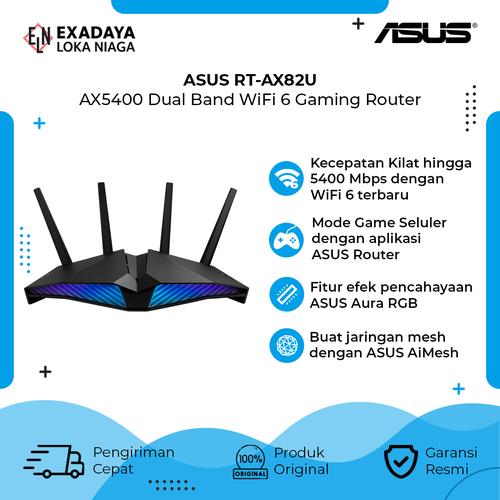 Jual ASUS RT-AX82U AX5400 Dual Band WiFi 6 Gaming Router with AiMesh ...