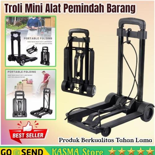 Jual Trolley Troli Mini barang Galon Koper Lipat Alat Pemindah Barang ...
