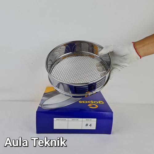 Jual Sieve Analysis Mesh 4, Saringan Mesh Appature : 4.75 mm - Kota ...