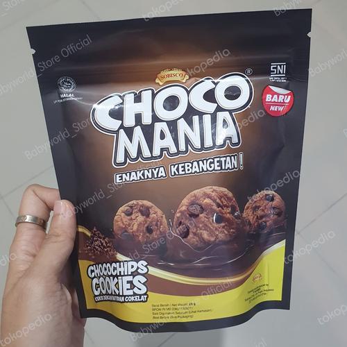 Jual Choco Mania cookies biskuit kukis chocomania rasa CHOCOCHIPS pouch ...