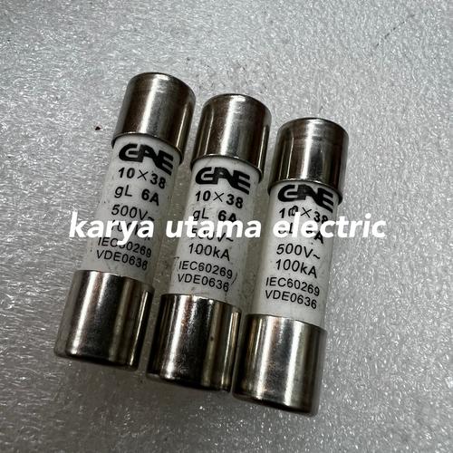 Jual fuse keramik 10x38 gl 6a gae 500v 100ka gae germany 10x38 6a 500v - Jakarta Barat - Karya ...