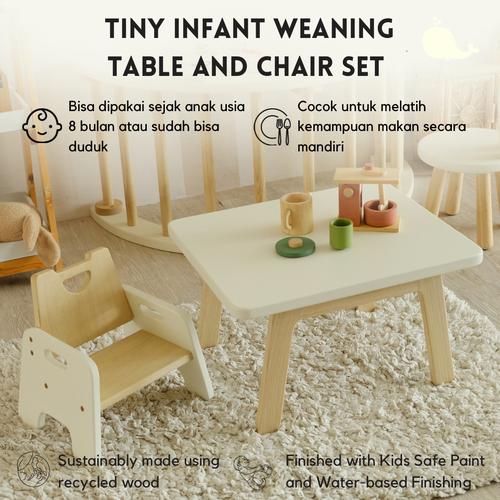 Jual TINY Infant Weaning Table and Chair Set | Meja Kursi Makan Anak ...