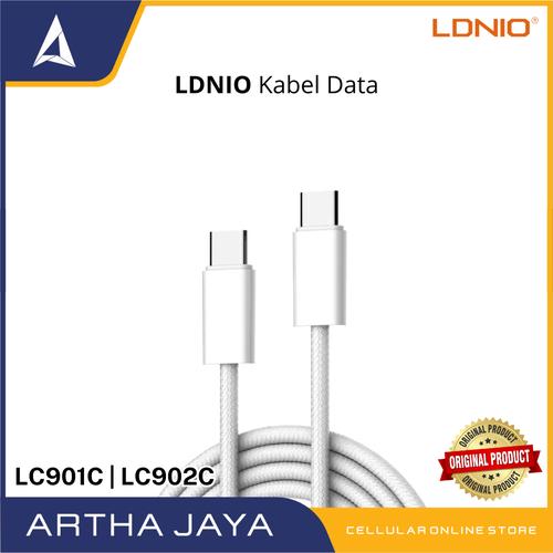 Promo LDNIO LC901C LC902C Kabel Data USB C to C Fast Charging 65W PD QC ...