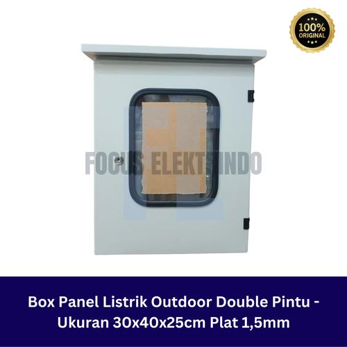 Jual Panel Box Listrik Double Pintu - 30x40x25cm (300x400x250mm) Plat 1 ...