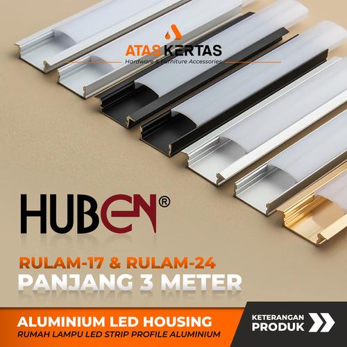 Jual Rumah Lampu Led Strip Housing 3Meter - Cover Led Aumunium Gold ...