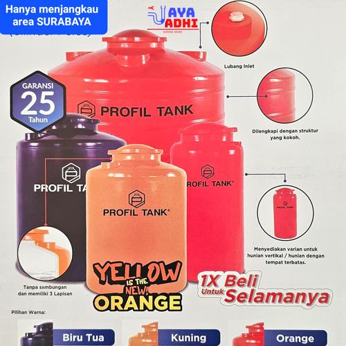 Jual Tandon Air Profil Tank TDA Standard - Tangki Toren PE Plastik ...