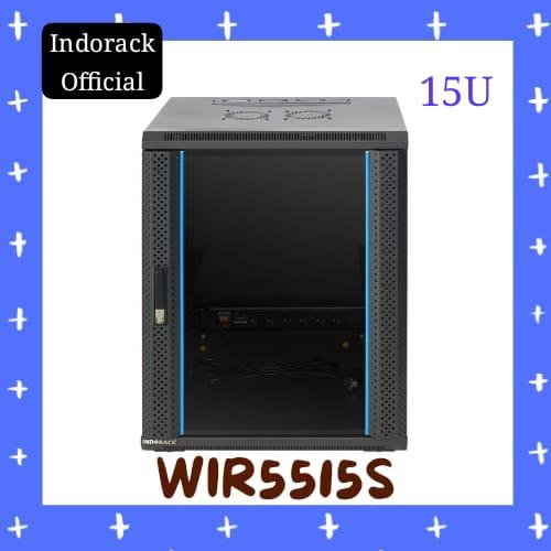Jual WIR5515S Wallmount Rack 15U Single Door Rak server Indorack ...