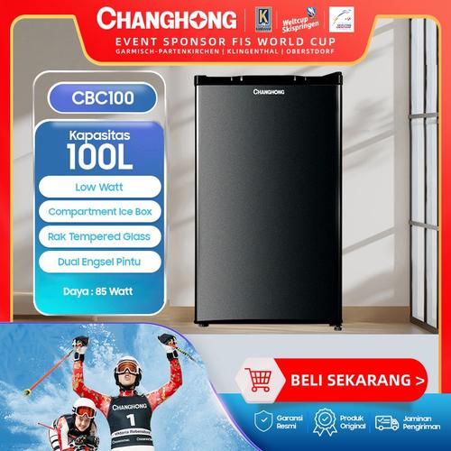 Promo CHANGHONG Kulkas 1 Pintu 100L CBC 100 CBC100 Cicil 0% 3x ...