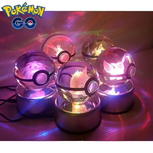 Jual POKEMON MONSTER GLOWING POKEBALLS 3D LASER LED ORIGINAL PIKACHU ...