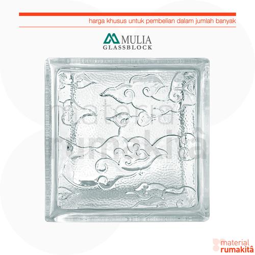 Jual [KURIR TOKO] GLASS BLOCK MULIA MOTIF / GLASSBLOCK DINDING - Mega ...