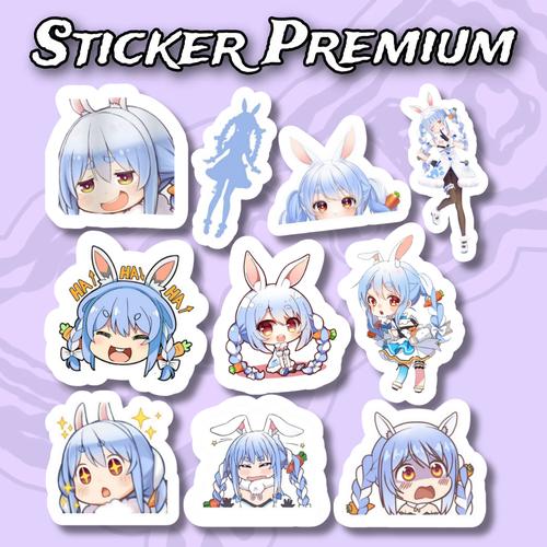 Jual Sticker Vtuber Usada Pekora Pack Isi 10 Pcs Waterproof - Kota ...