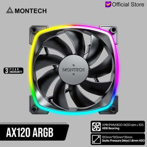 Jual MONTECH AX120 PWM ARGB Fan - White - Jakarta Pusat - Gamer's ...