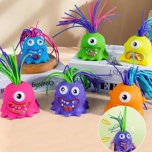 Jual Mainan Anak Pulling Hair Screaming Monster Lucu Viral Toy ...
