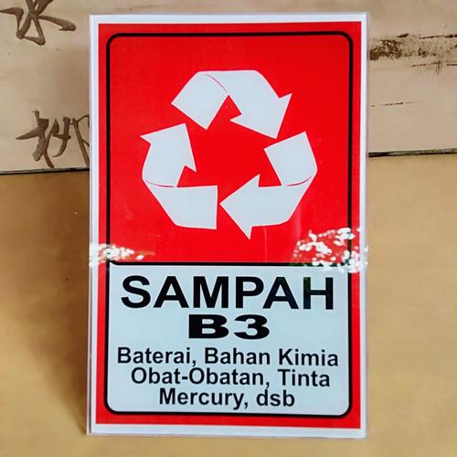 Jual Label Stiker, Sign Acrylic, Stiker Jenis Sampah B3 - Default ...