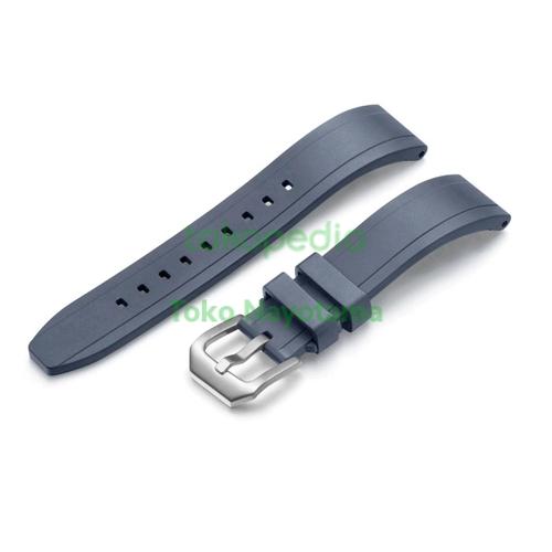 Jual 22mm CRAFTER BLUE UX03 Biru Royal Blue Universal Rubber Strap ...