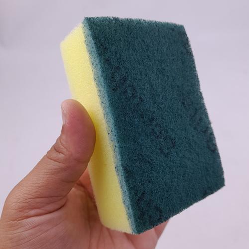 Jual Spons 2 Sisi Sponge Tapas Cuci Piring Dapur Sabut Tebal Scotch ...